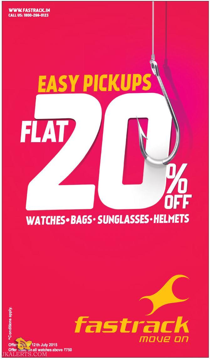 Offer Discount on Fastrack Sunglasses, Watches , Bags , Helmets | Govt ...