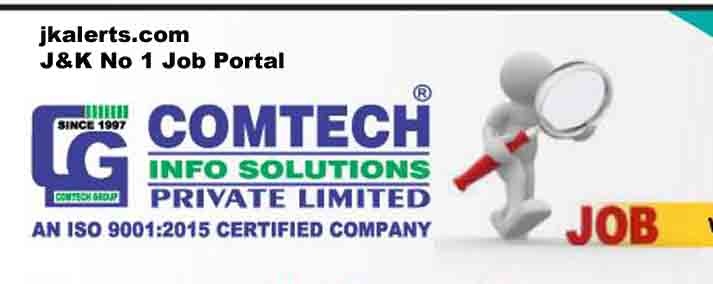 ComTech Group Srinagar Jobs Recruitment 2021. | JKAlerts