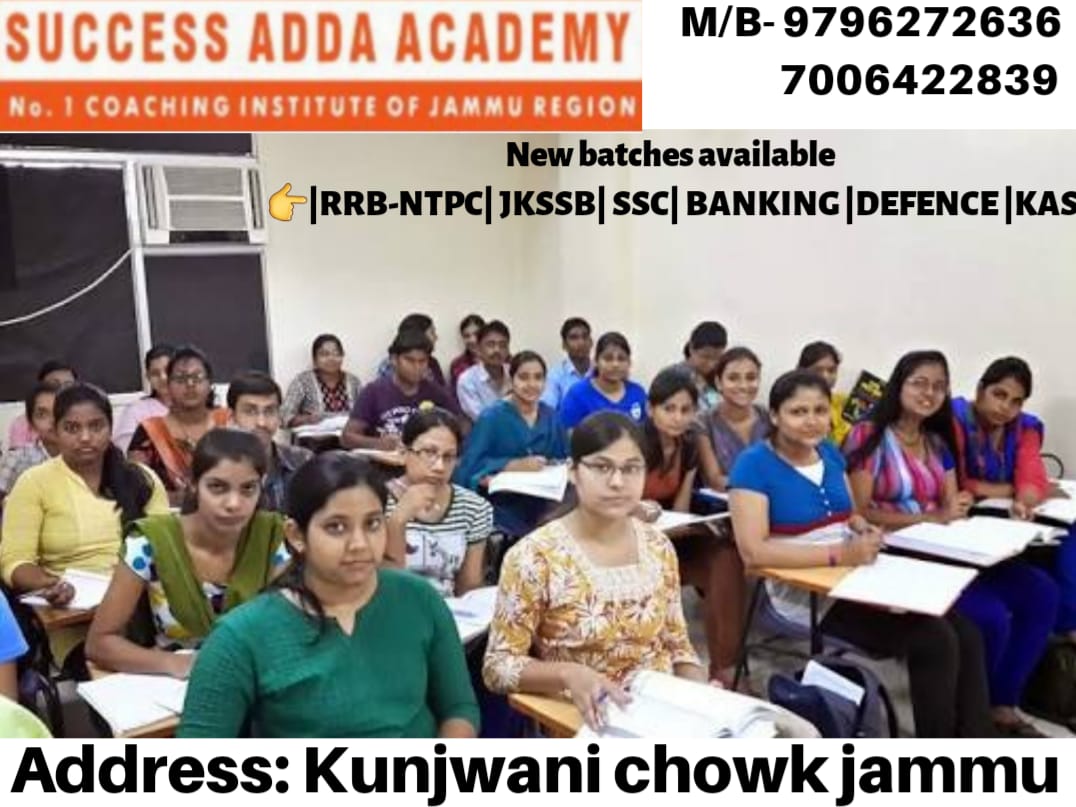 Success Adda Academy - Kunjwani chowk Jammu | JKAlerts JK Updates.
