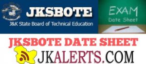 JKSBOTE Pratical Date sheet. | Govt Private Jobs updates Jammu, Kashmir ...