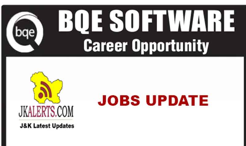 Jobs in BQE Software Apply Now. | Govt Private Jobs updates Jammu ...