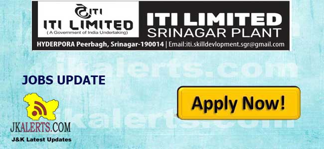 Skill Development Centre, ITI Ltd Training Courses Srinagar
