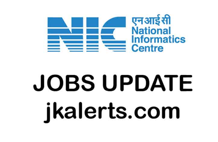 NIC Scientist Jobs Recruitment 2022 127 Posts. | JKAlerts JK Updates.