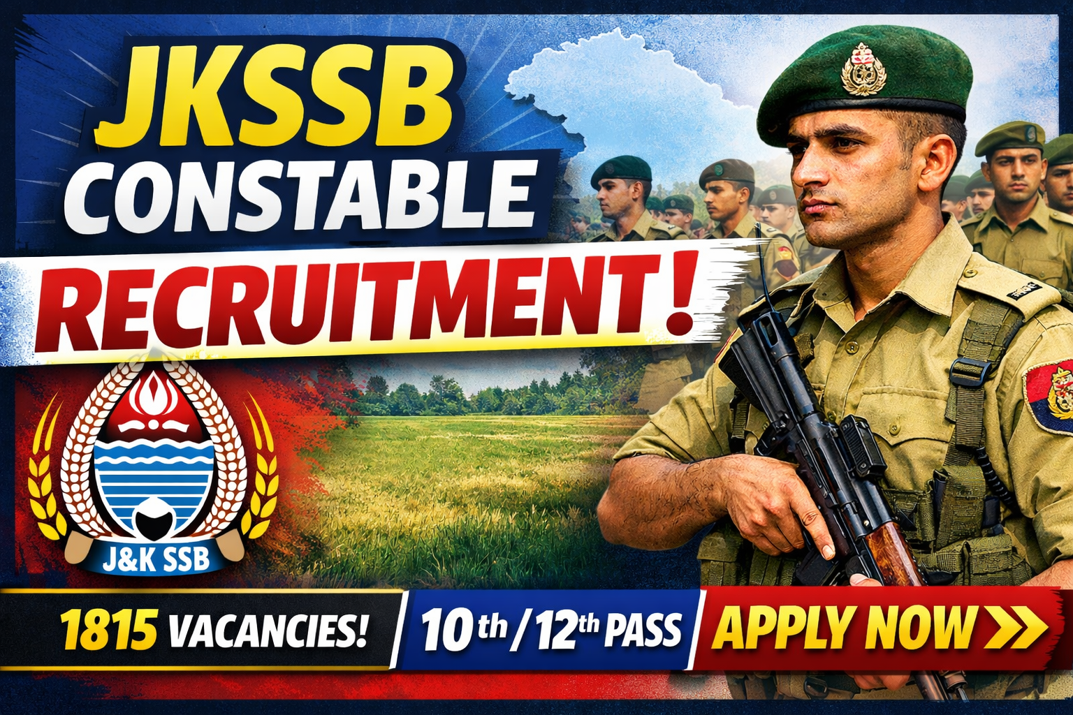 JKSSB Constable Recruitment 2025 1815 posts. | Govt Private Jobs ...